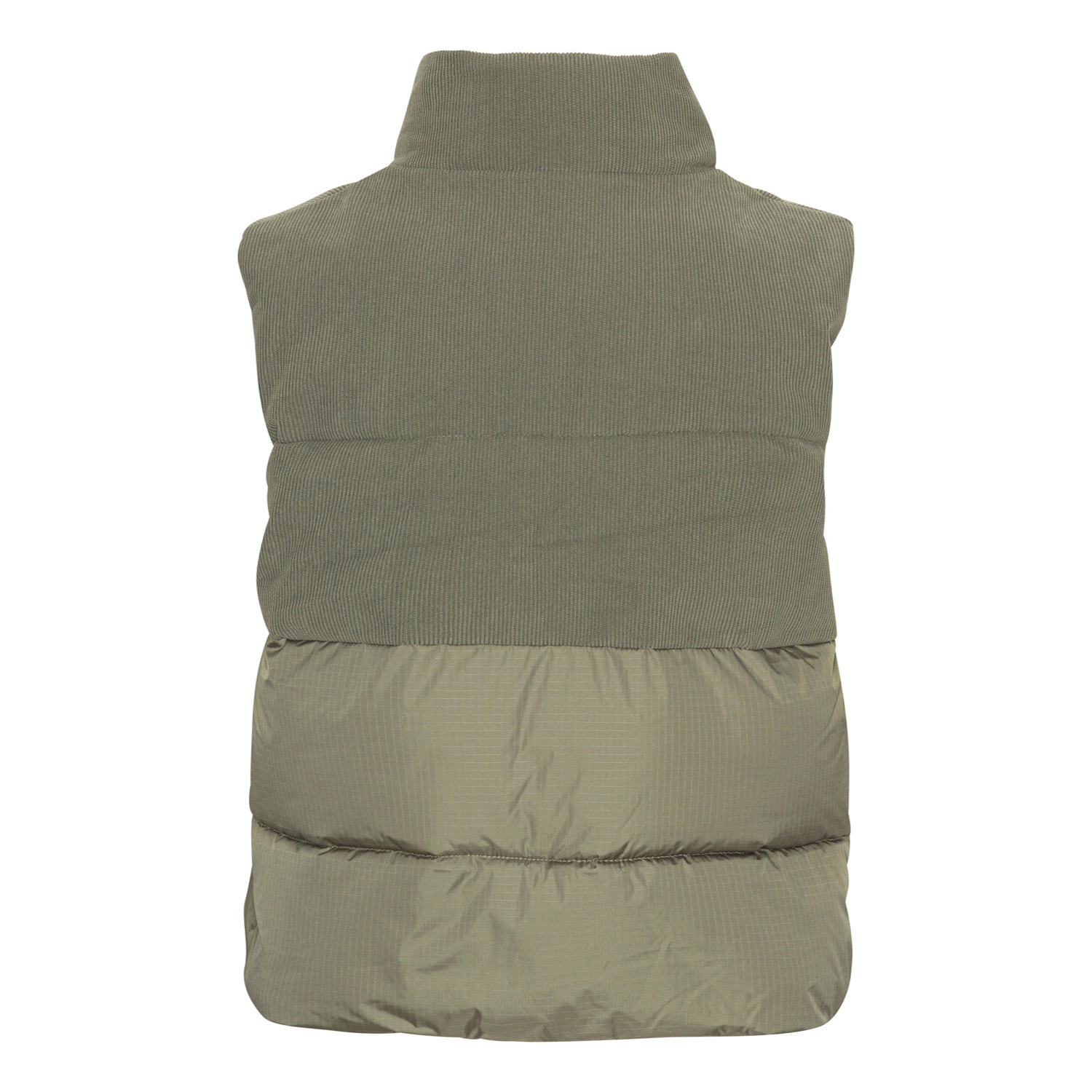 Heike - Dusty Green - Recycled down vest in green - Molo