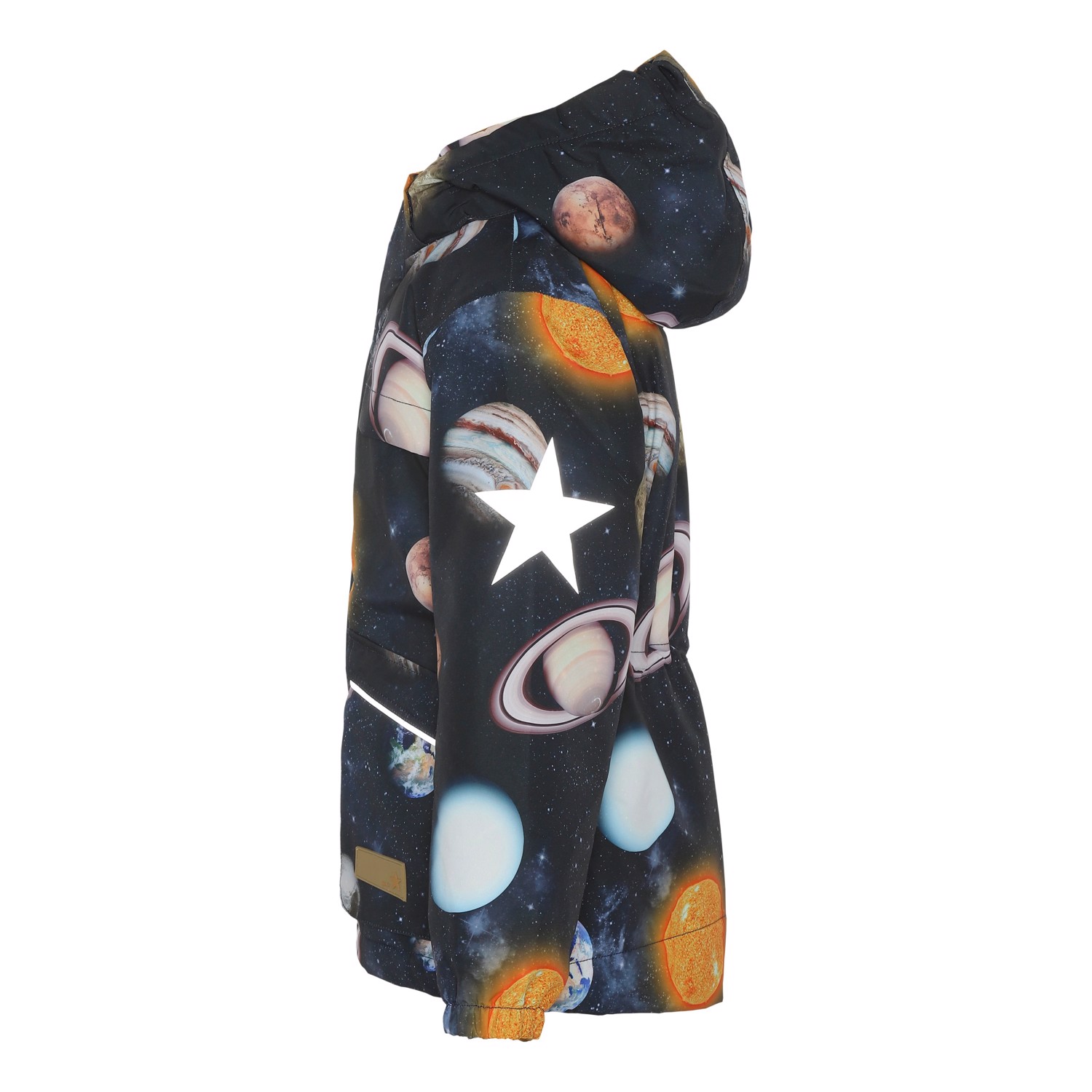 Heiko - Solar System - Recycled dark blue unisex jacket waterproof ...