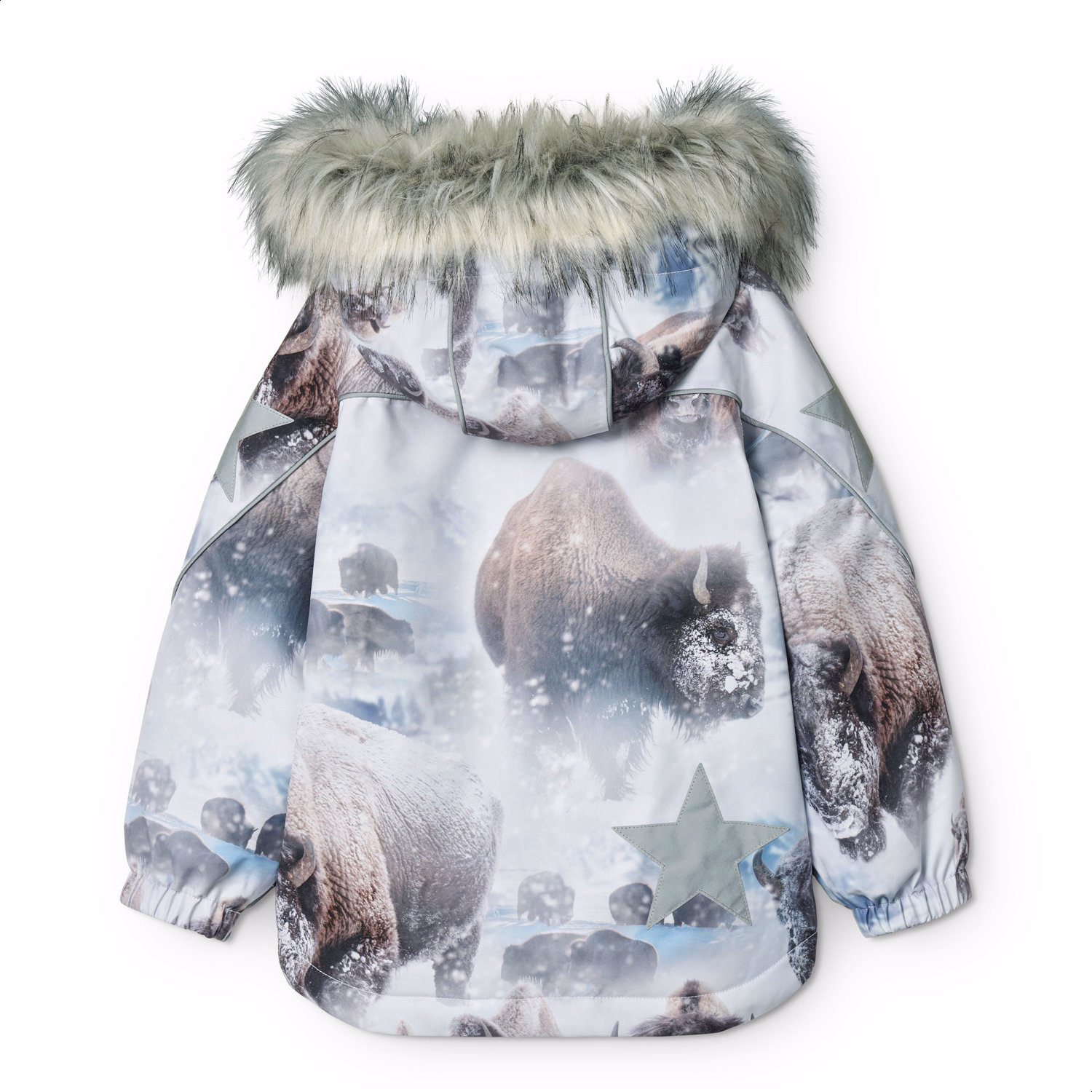 Hopla Fur - Bison - Wind and waterproof winter jacket for children made ...