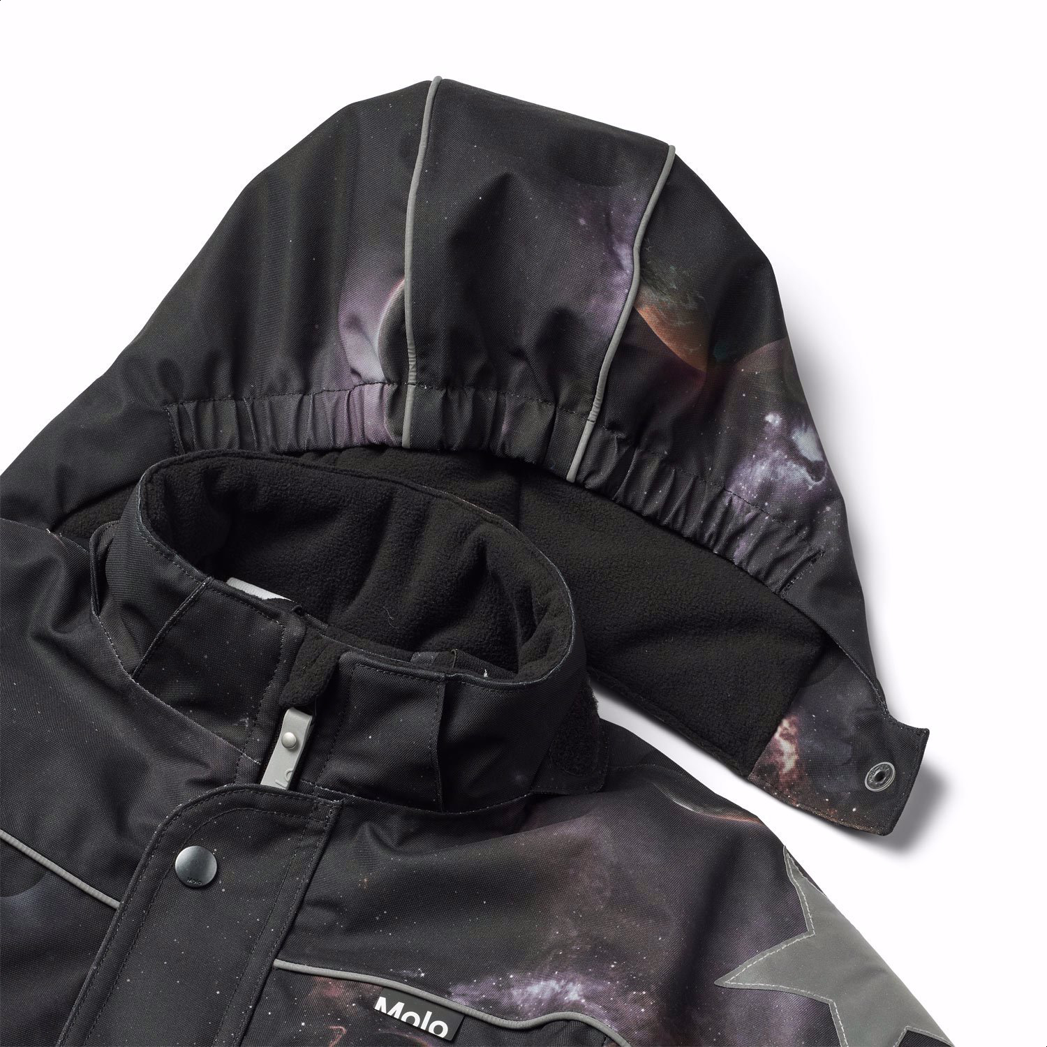 Polaris - Infinity - Children's snowsuit in black made from recycled ...