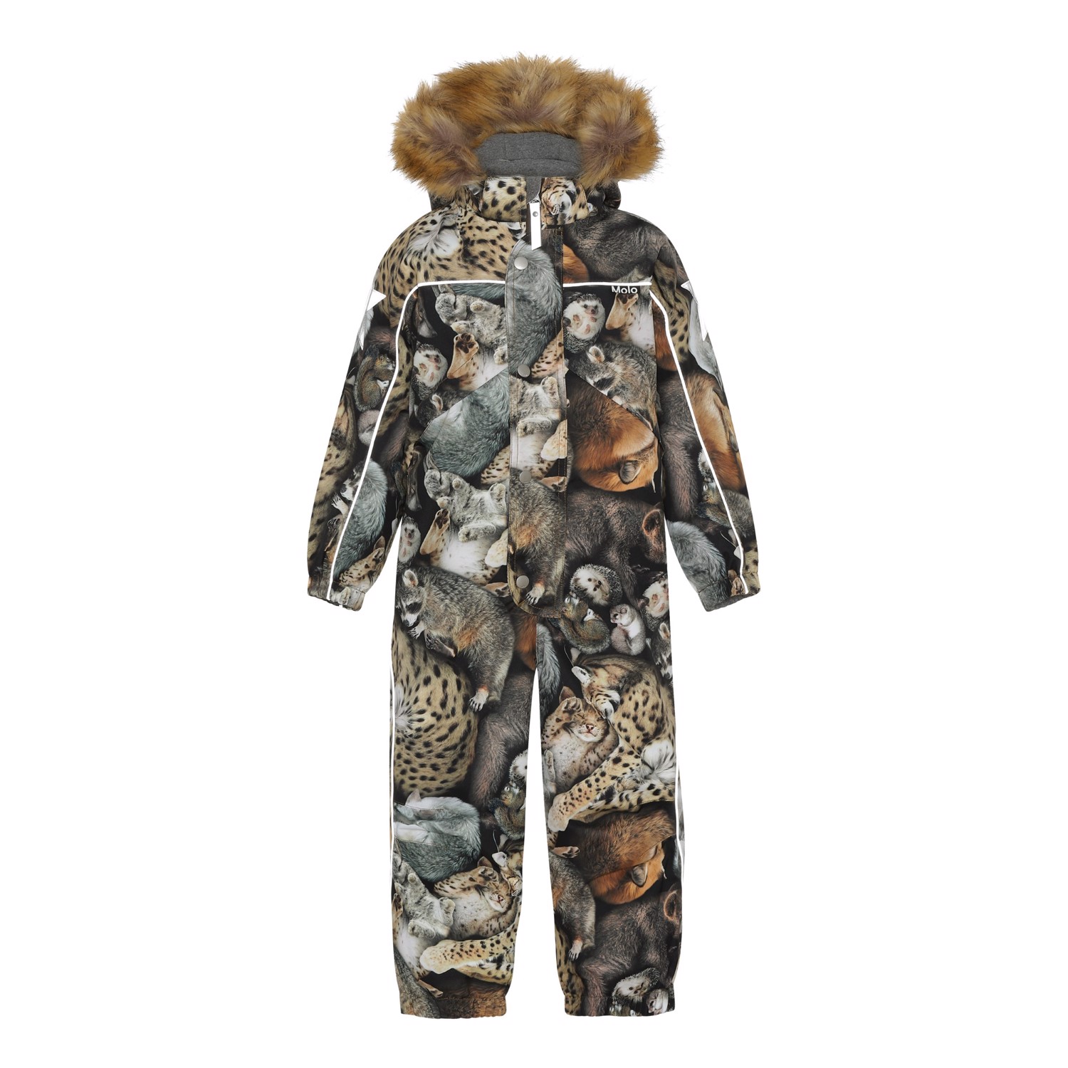 Polaris Fur - Sleeping Cubs - Recycled flyverdragt med dyre print og ...