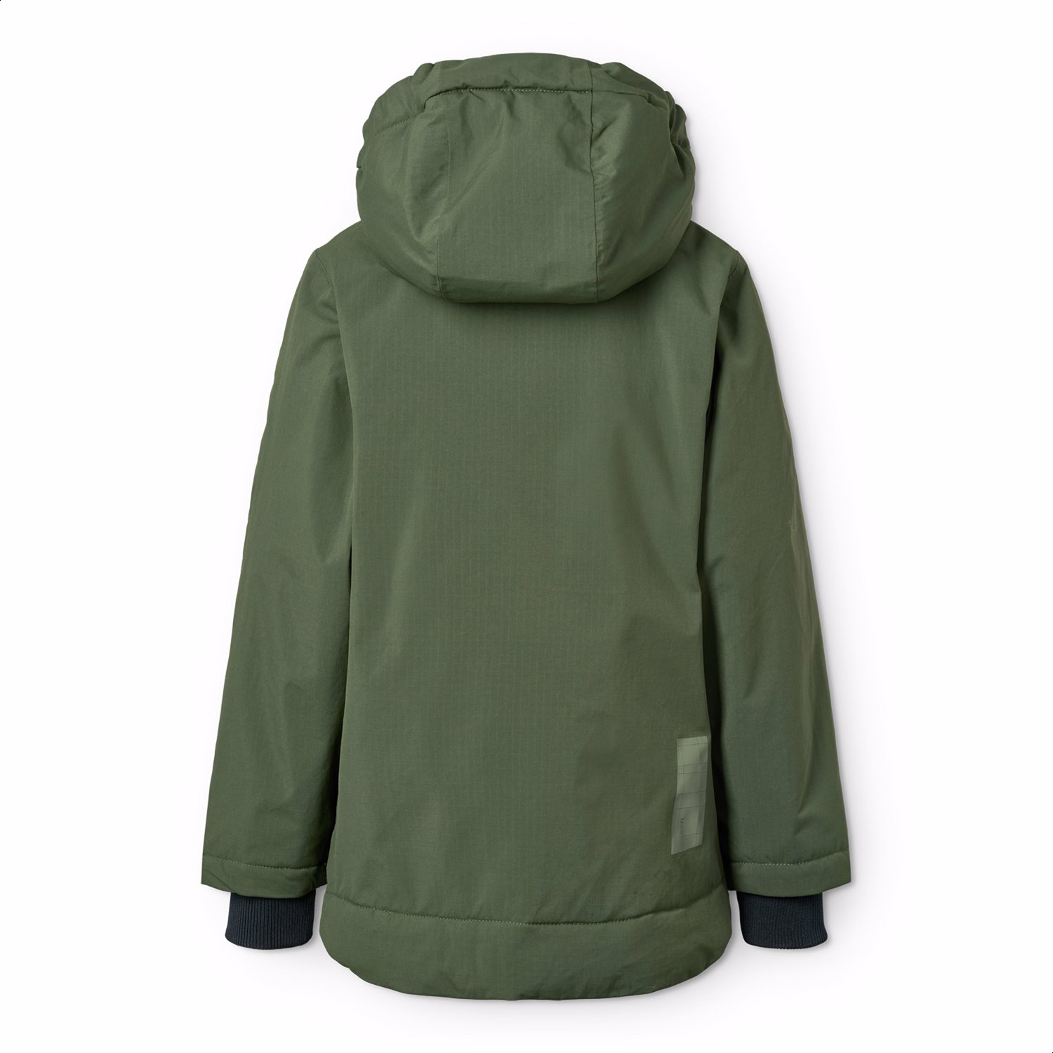 Heiko - Dark Forest - Vind- og vandafvisende mørkegrøn jakke til børn i ...