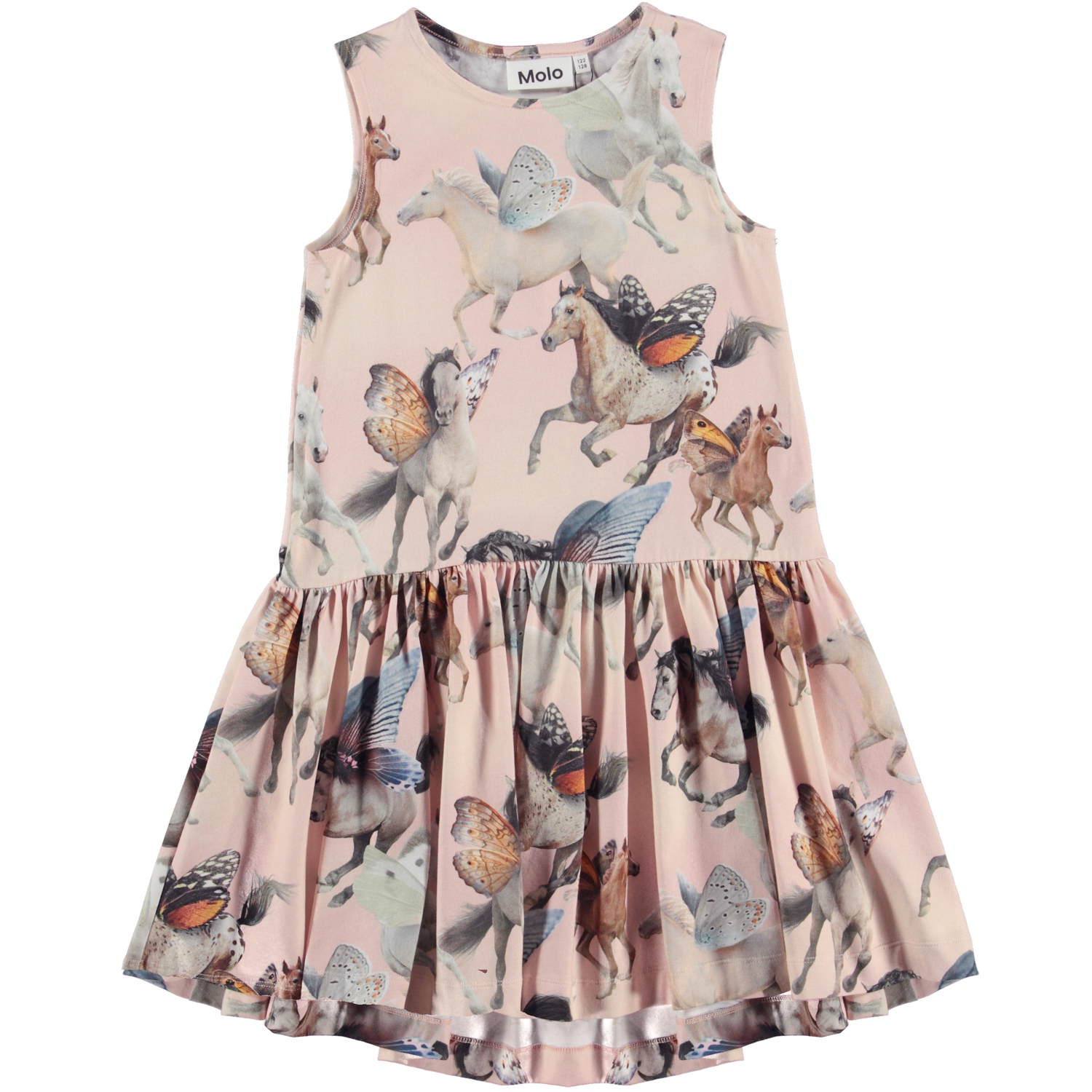 Candece - Fairy Horses - Økologisk jersey kjole med dropped waist og ...