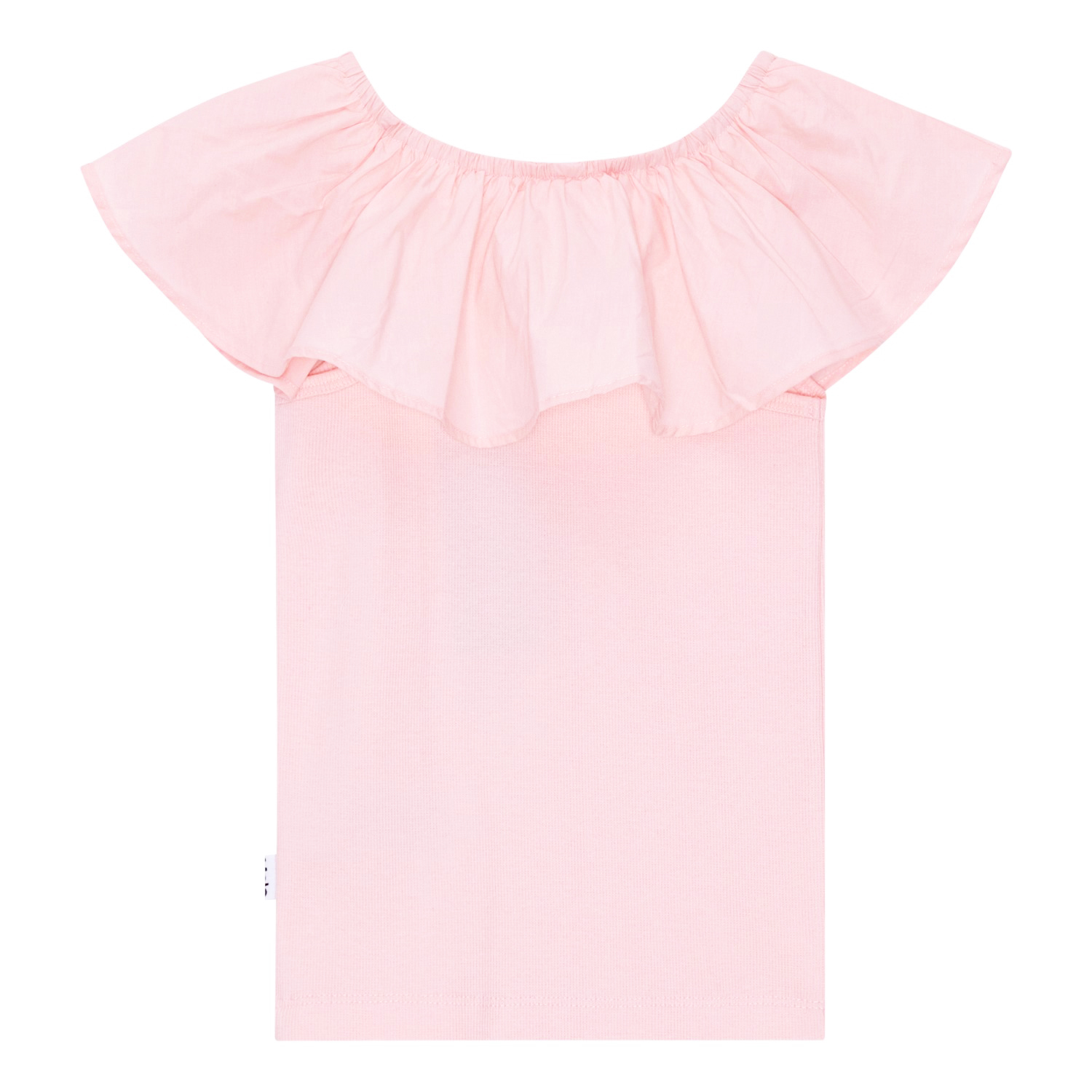 Reca - Candy Floss - Pastel lyserød off shoulder-top uden ærmer i blødt ...