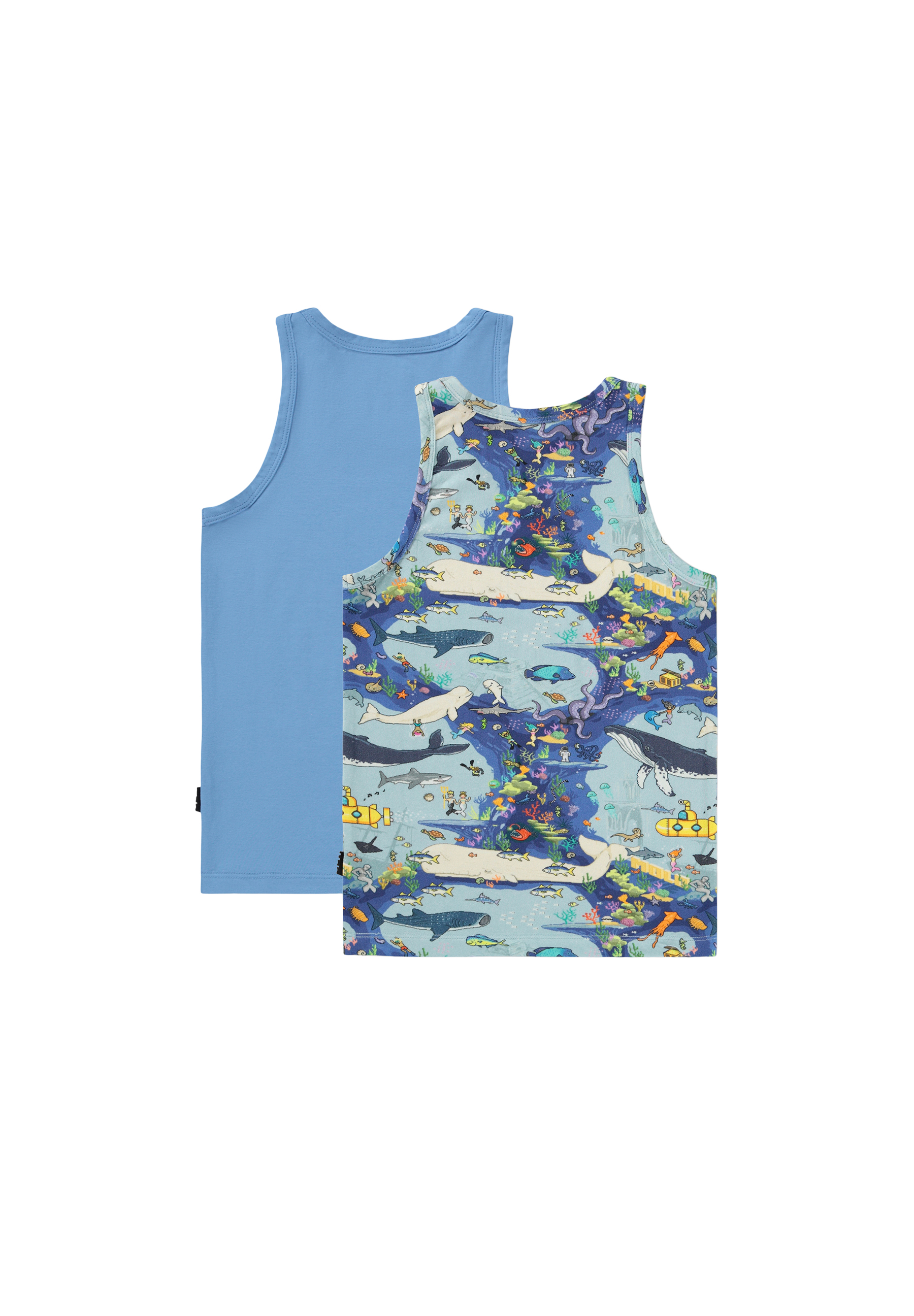 Jayden 2-pack - Pixel Sea - 2-pack linnen för barn i mjuk, ekologisk ...