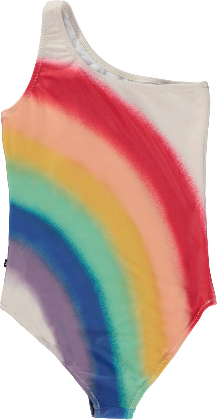 Nai - Rainbow - Jubilee recycled rainbow swimsuit - Molo