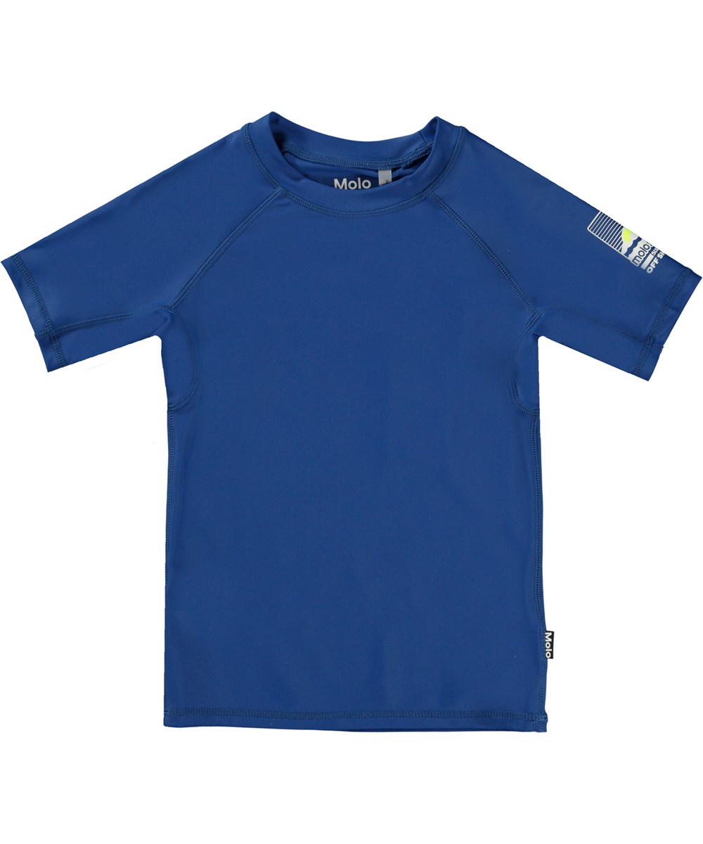 Neptune - Reef Blue - Classic rash guard in dark blue - Molo