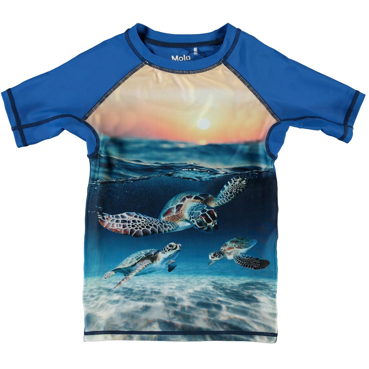 Neptune - Sea Turtle Sunset - UV rashguard with turtles - Molo