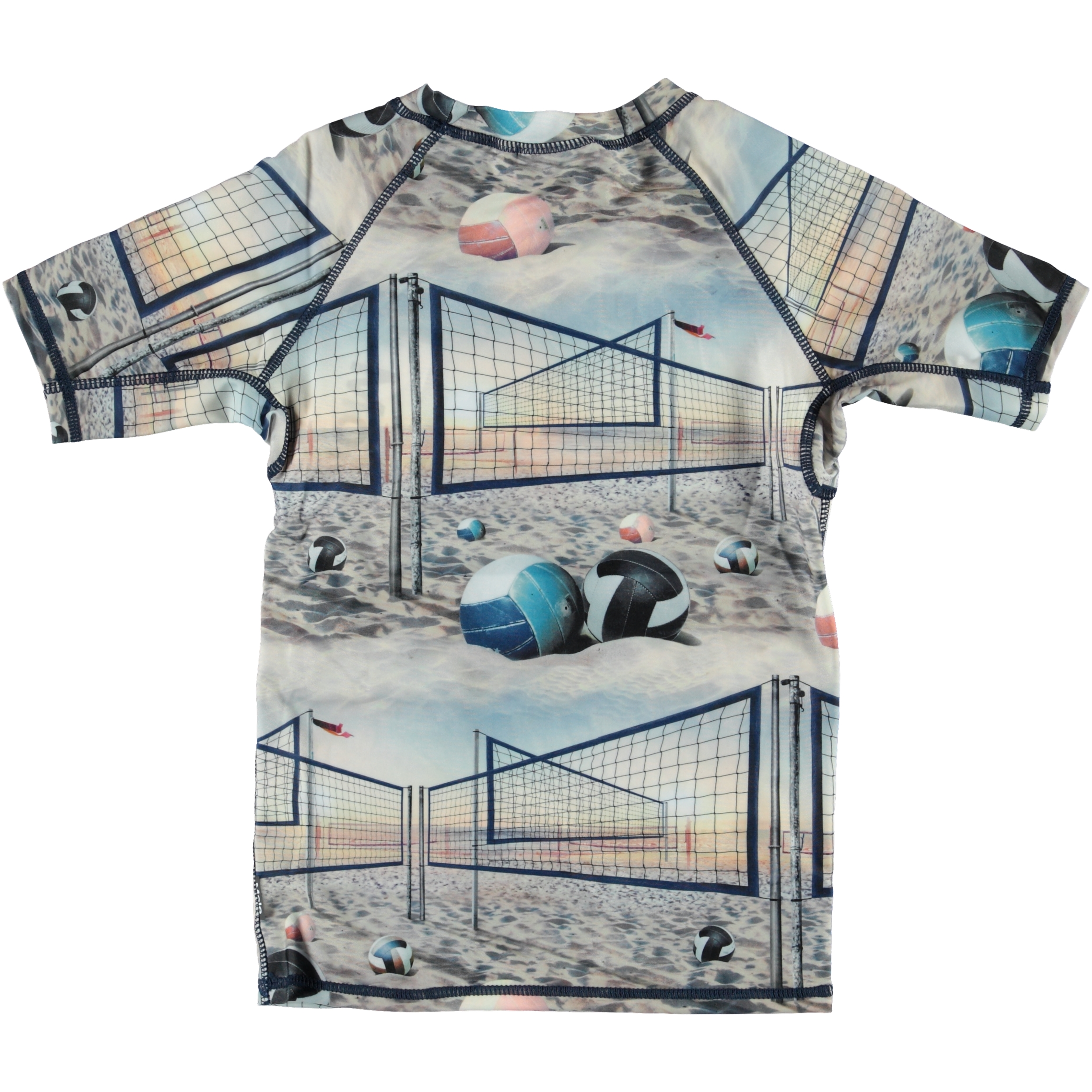 Neptune - Volleyball Sunset - Printed UV rash guard. - Molo