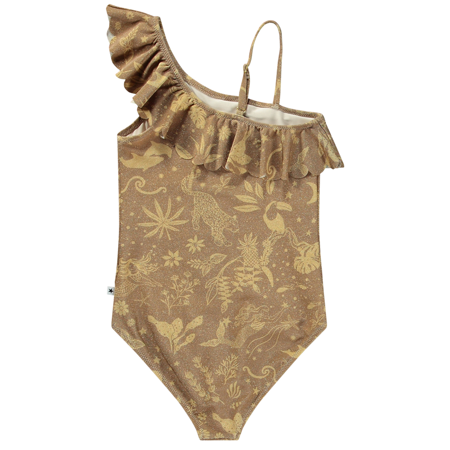 Net - Magic Gold World - Shimmer swimsuit for active children with UV ...