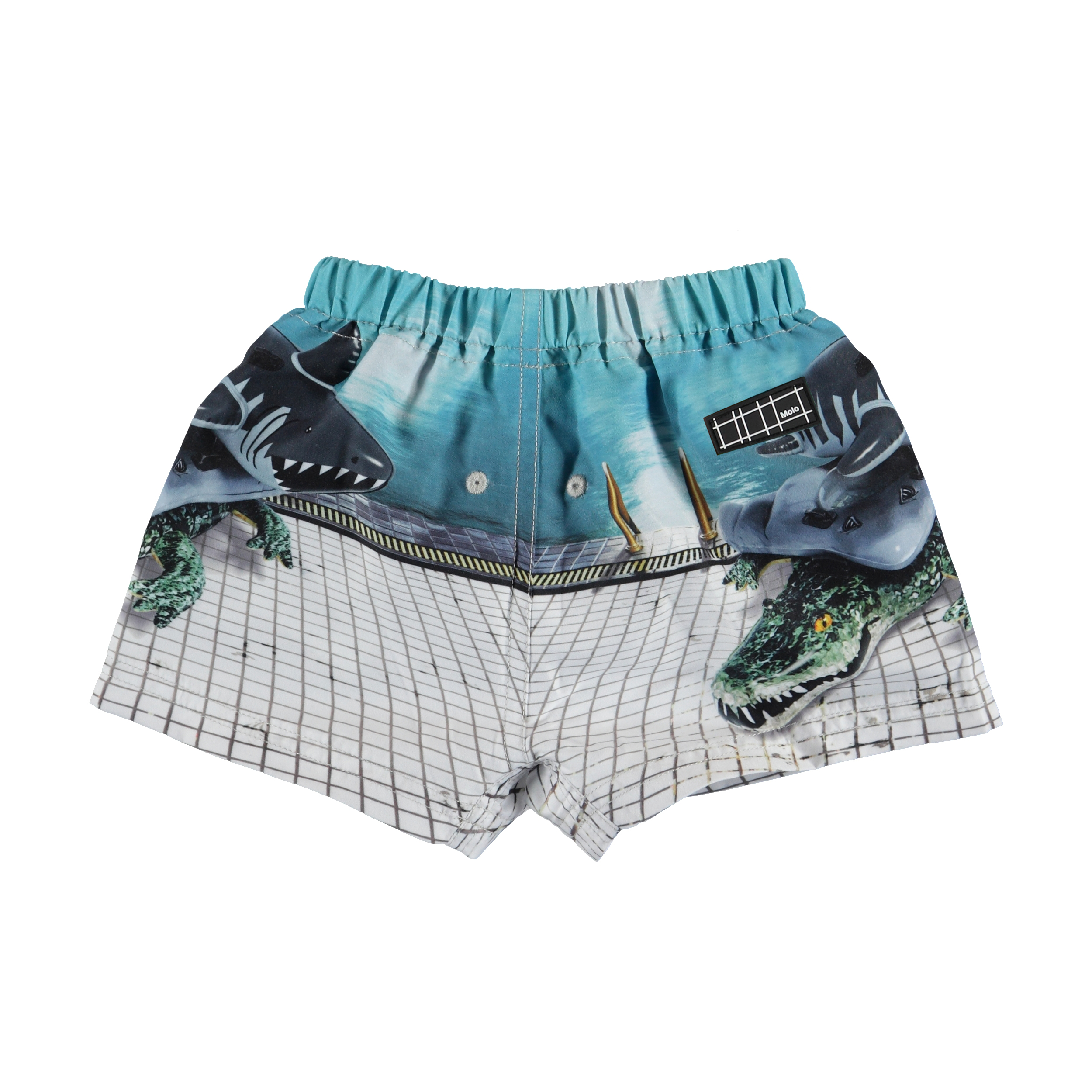 Newton - Pool Side - UV swim trunks with animal floats - Molo