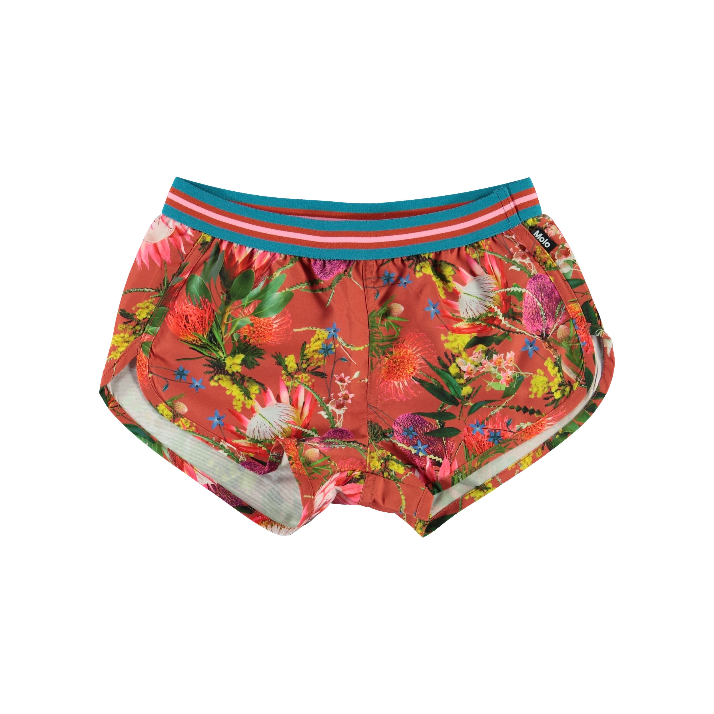 Niva - Australian Flowers - UV swim trunks with flower print - Molo
