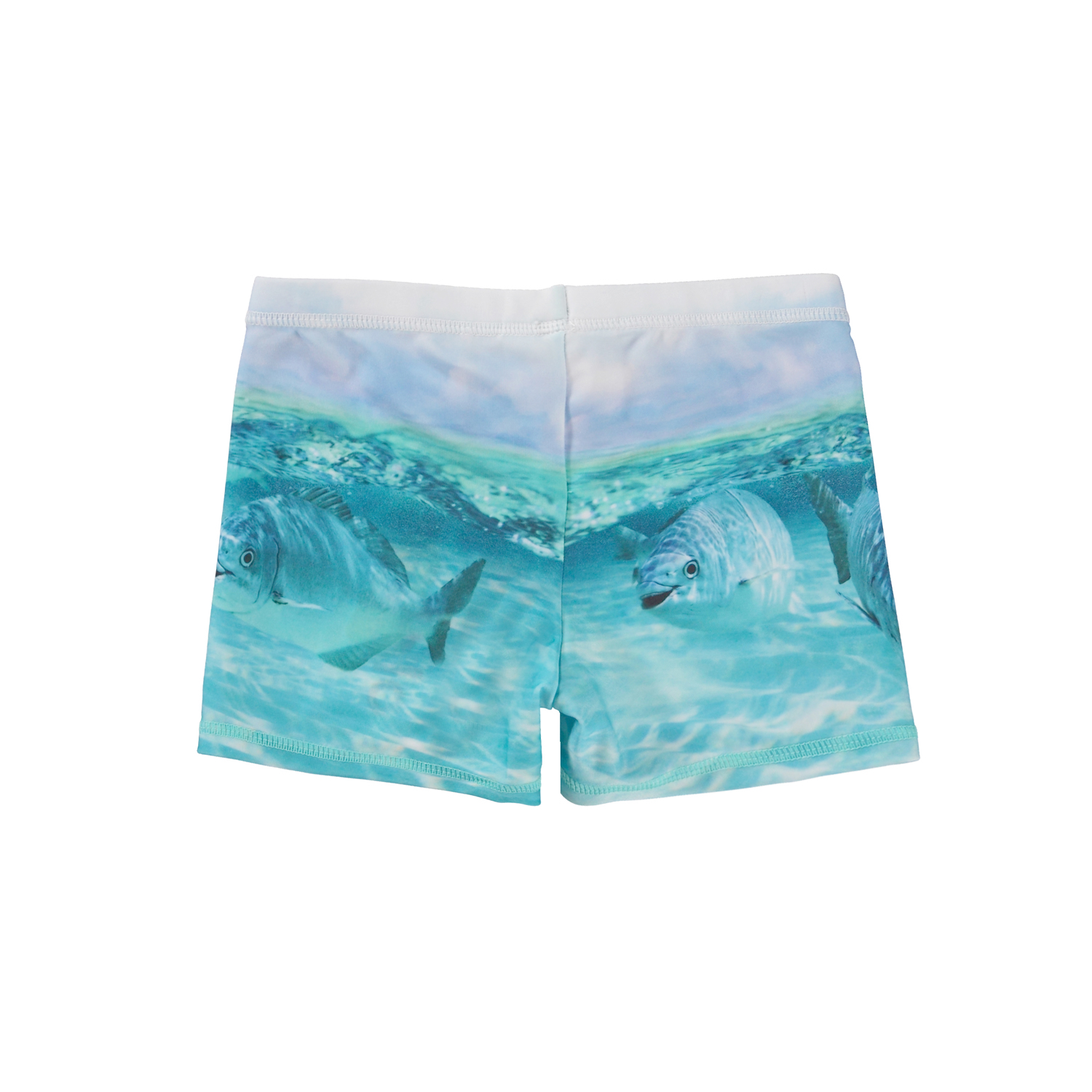 Norton Placed - Funny Fish - Short swim shorts in light blue with fish ...